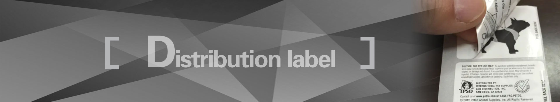 Distribution label - CISON