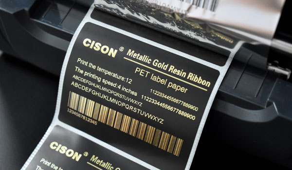 Metallic gold full resin ribbon,Color Barcode Ribbon,metallic gold foil ...